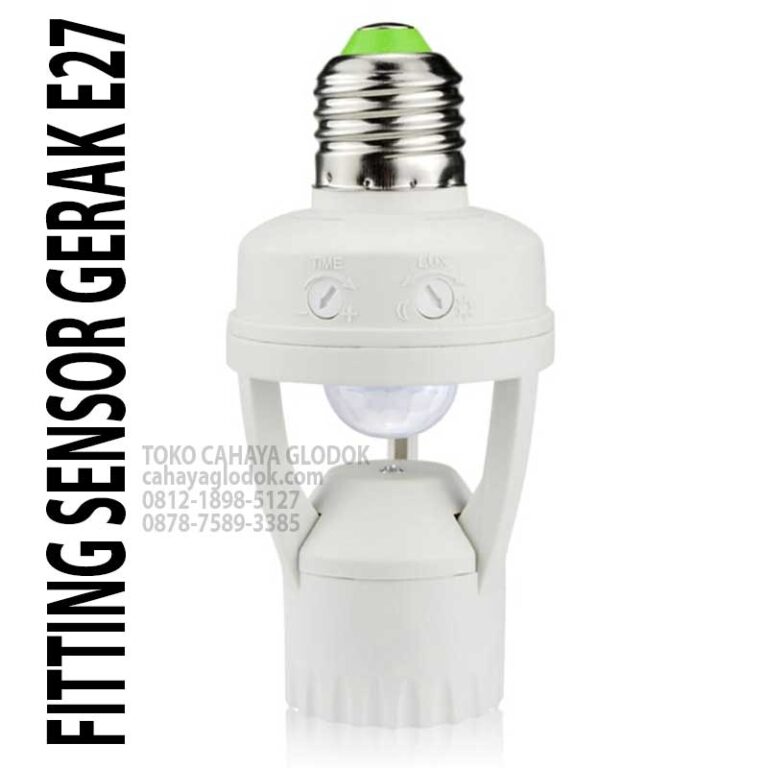 Fitting Lampu Sensor Gerak E27 - Cahaya Glodok