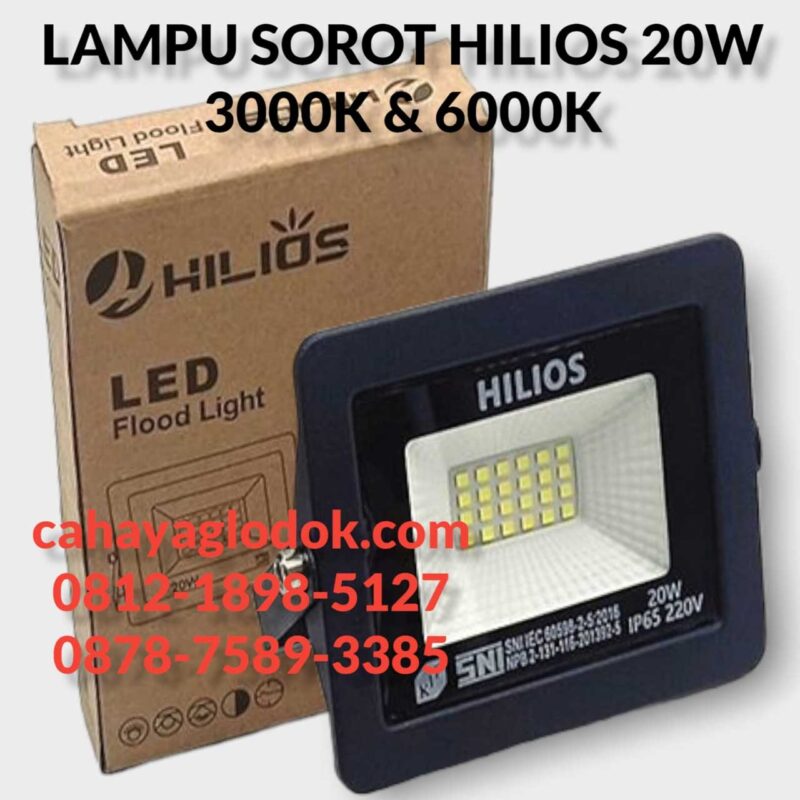 Lampu Sorot HILIOS 20W IP65 AC170~260V - Cahaya Glodok