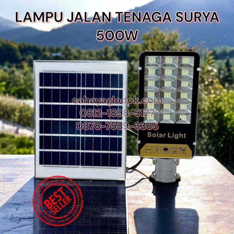 Lampu Jalan SOLAR 500W LED Harga Terbaru - Cahaya Glodok