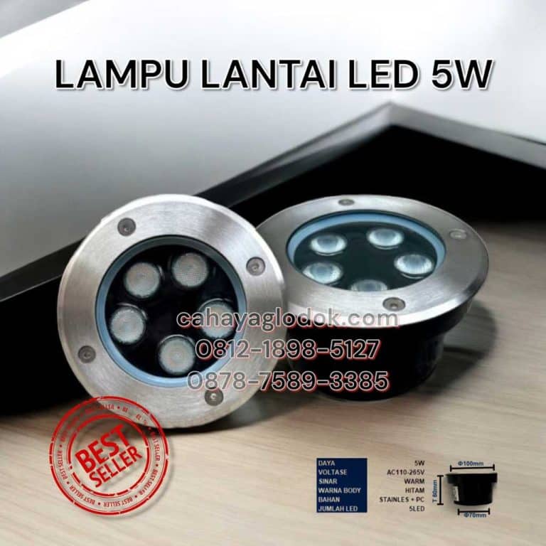 Lampu Lantai LED 5W Harga Terbaru - Cahaya Glodok