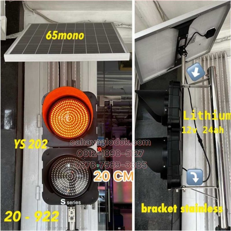 Lampu Traffic SSeries YS202 Solar Cell Terbaru - Cahaya Glodok