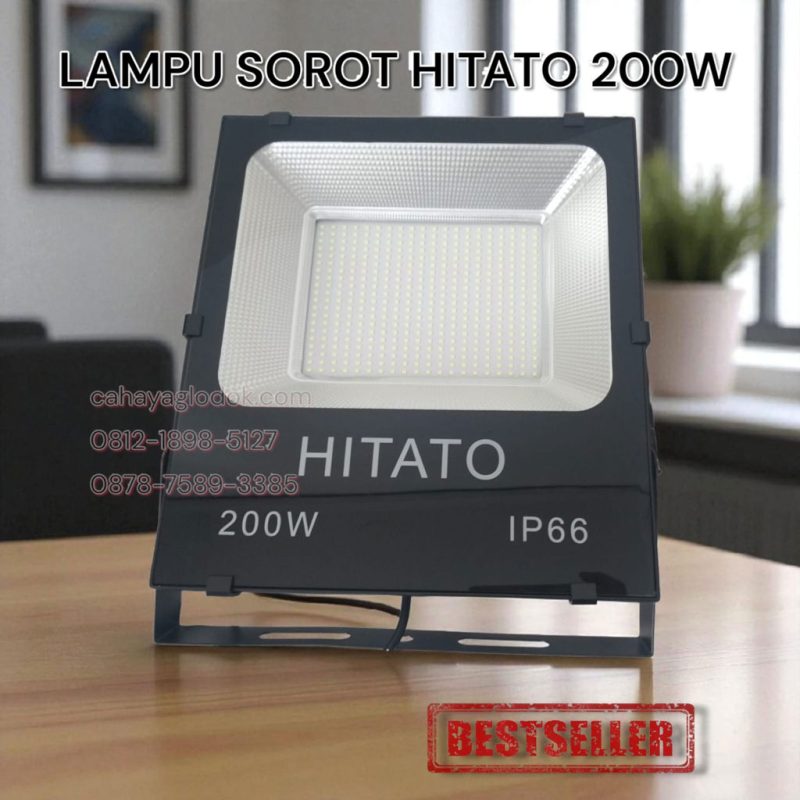 Lampu Sorot HITATO 200W LED Terbaru - Cahaya Glodok